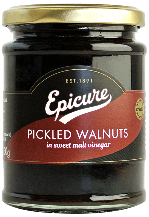 Pickled Walnuts in sweet malt vinegar - Item at Epicure